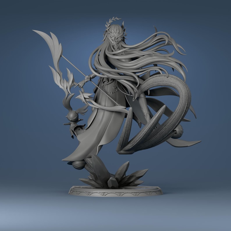 The Abyssal Navigator – Starborn Oracle Statue | 11.65” Sci-fantasy ...