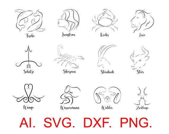 How to draw all the zodiac signs - Zodiacstock.com