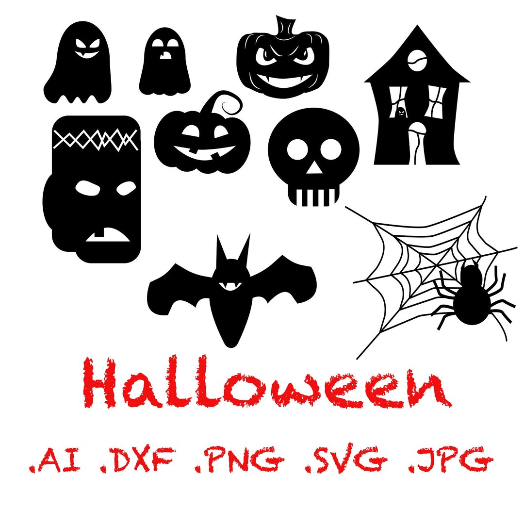 Halloween SVG, Halloween Graphics SVG, Digital Download, Plotter, Svg ...