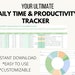 Your Daily Time Management and Productivity Tracker - Etsy