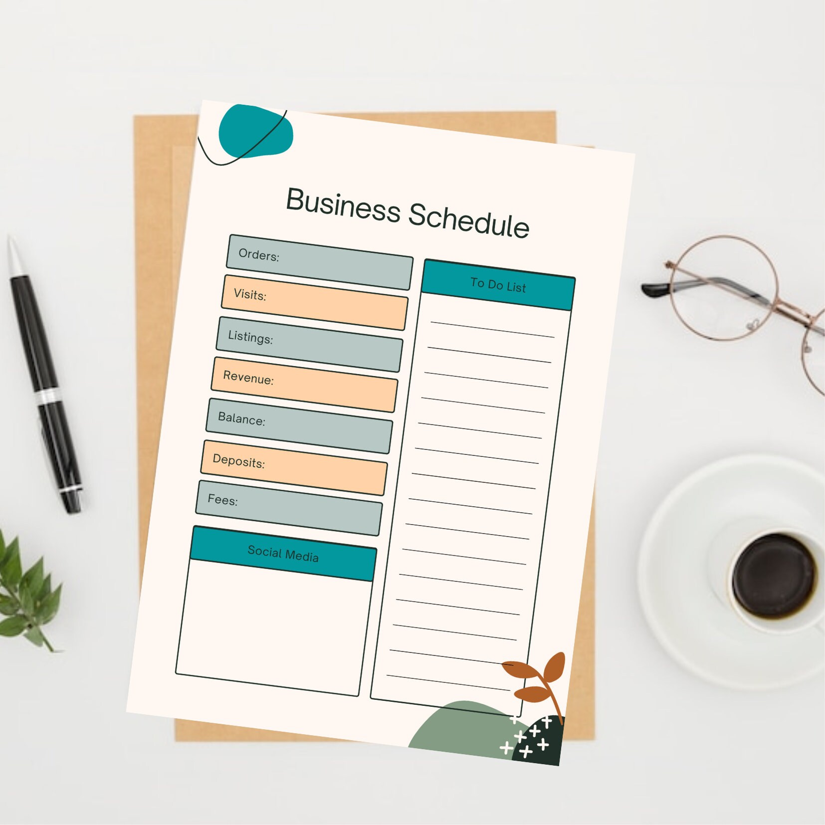 Business Planner Printable, Business Planner PDF Planner, Business ...