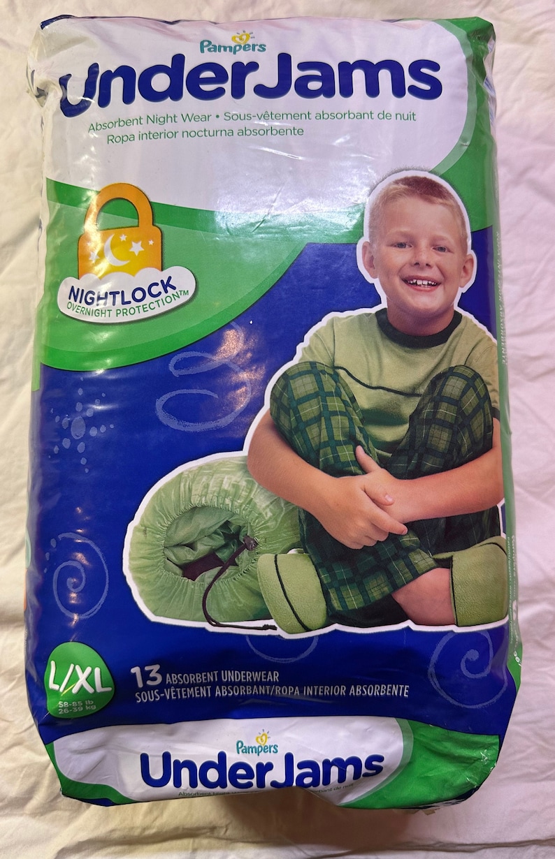 Vintage Bags of Pampers Underjams Large/extra Large - Etsy