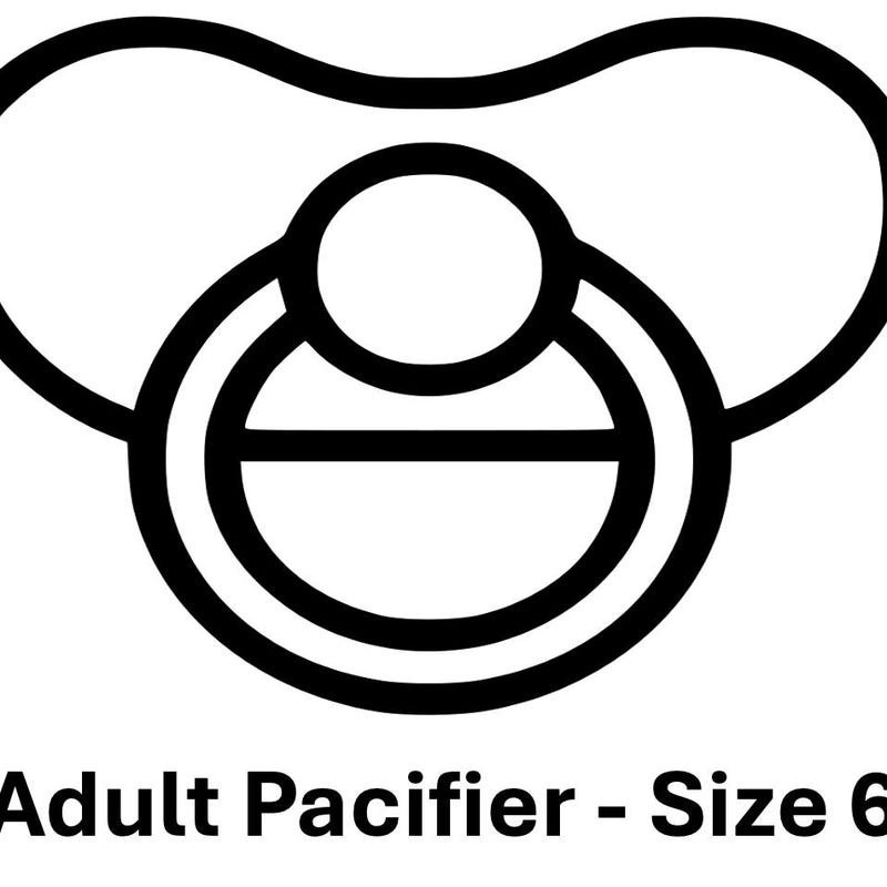 Adult Pacifier - Etsy