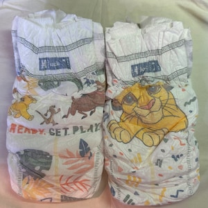 Huggies Little Movers Size 7 Samplers Featuring the Lion King - Etsy