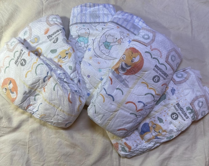 Huggies Diapers Sampler Set Sizes 7 and 8 - Etsy