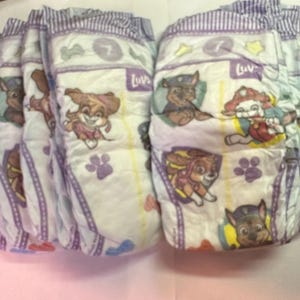 Luvs Size 7 Diaper Samples: Bluey or Paw Patrol - Etsy
