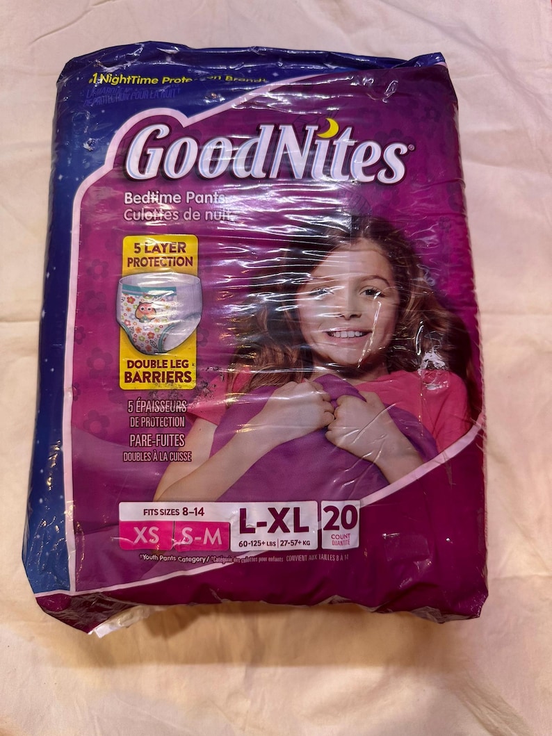 Vintage Girls Huggies Goodnites With Owls and Butterflies 2017 - Etsy