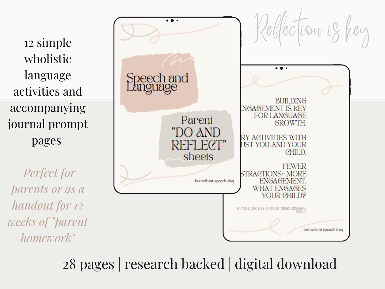 Parent Handout/parent Activity- Speech Therapy Resource - Etsy