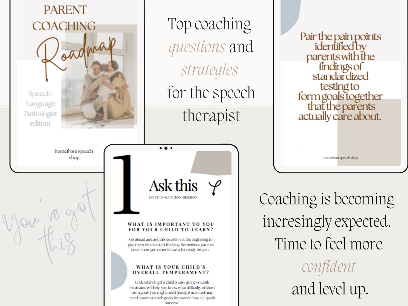 Parent Coaching Roadmap Speech Language Pathologist/speech Therapist - Etsy