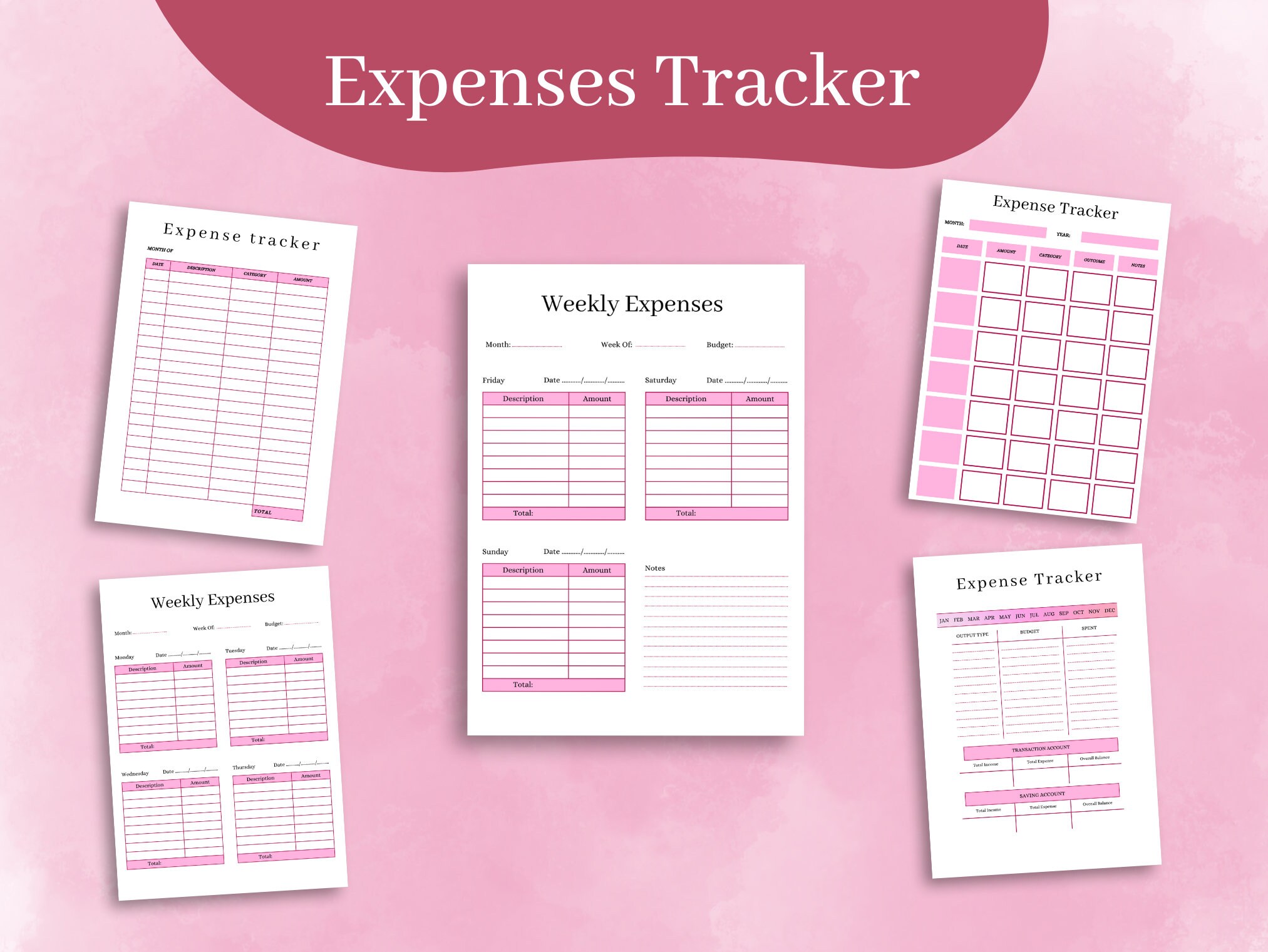 Budget Planner Printable Budget Binder Budget Planner - Etsy Canada