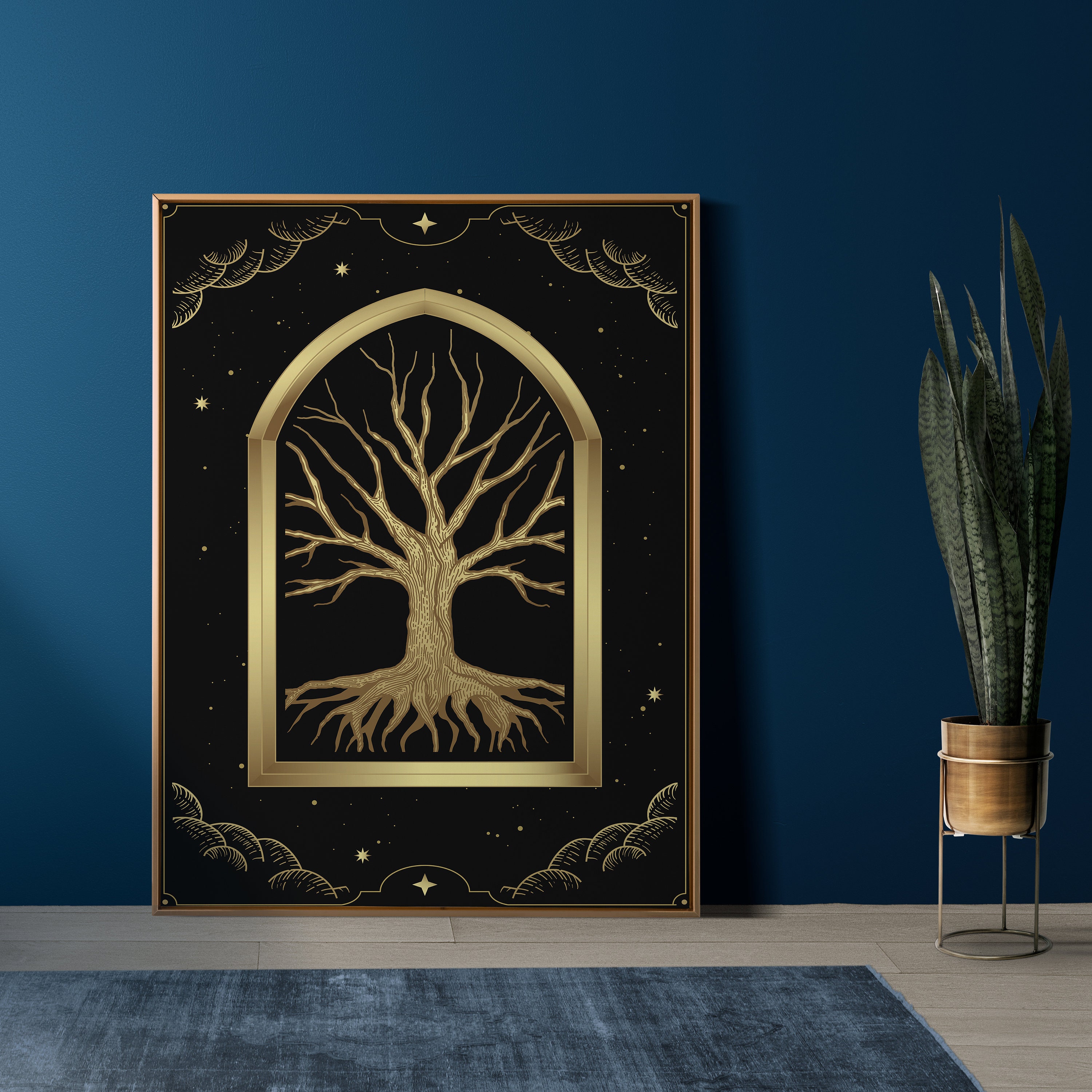 Gothic Wall Art Printable Tree of Life Wall Art Gothic Home - Etsy