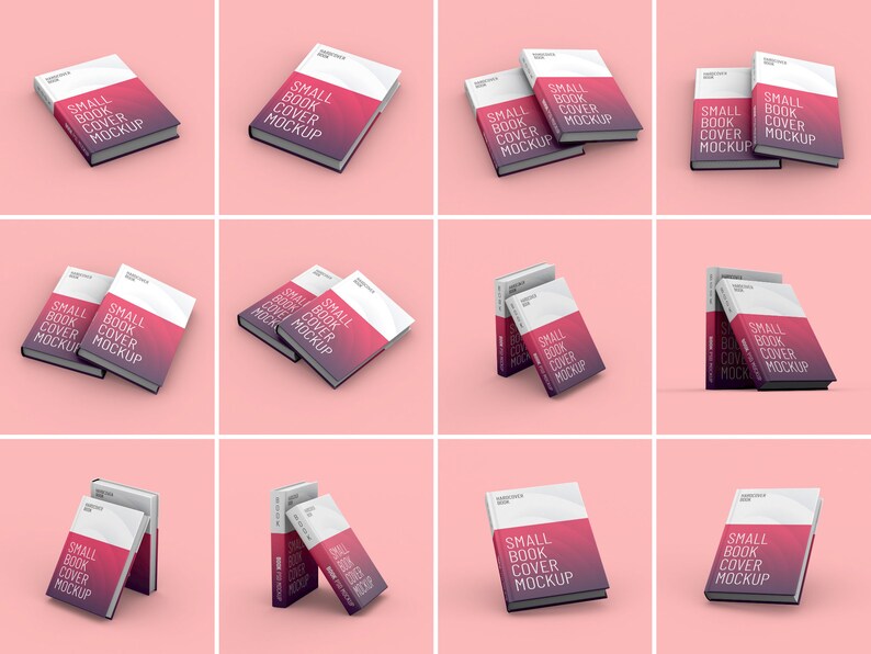 Book Mockup Bundle, Book Mockup Psd, Books Mockup, Book Cover Mockup ...