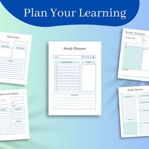 Student Planner Printable, Study Planner Printable, College Student ...