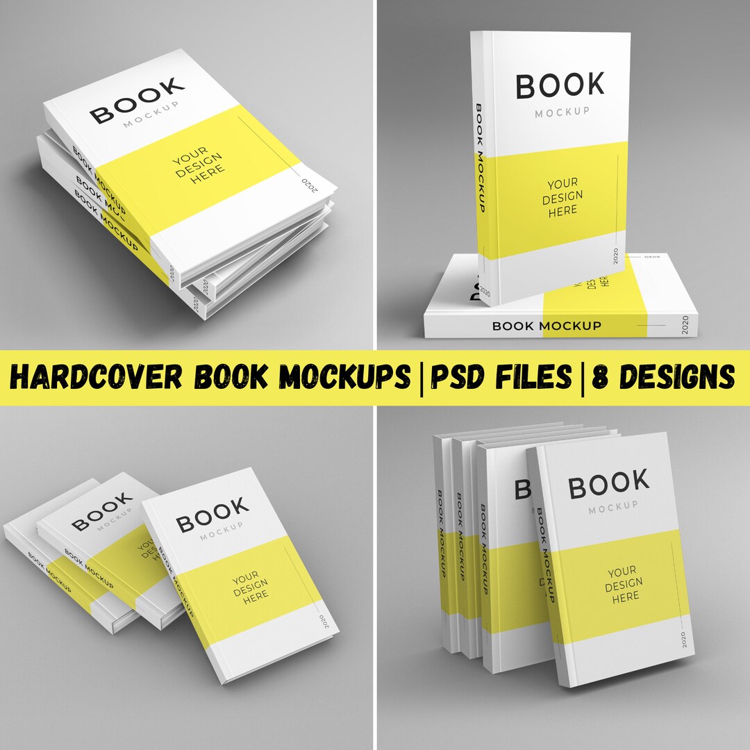 Book Mockup Bundle, Book Mockup PSD, Books Mockup, Book Cover Mockup ...