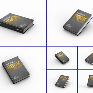Book Mockup Bundle, Book Mockup Psd, Books Mockup, Book Cover Mockup ...