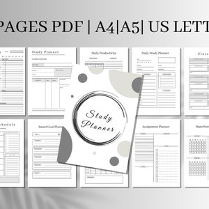 Student Planner Printable, Study Planner Printable, College Student ...