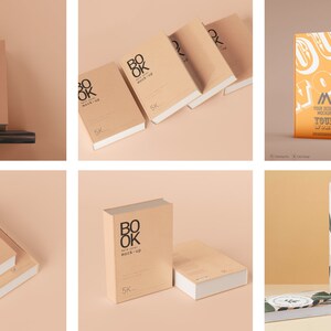 Book Mockup Bundle, Book Mockup Psd, Books Mockup, Book Cover Mockup ...
