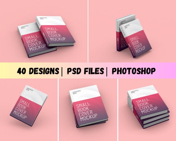 Book Mockup Bundle, Book Mockup Psd, Books Mockup, Book Cover Mockup ...