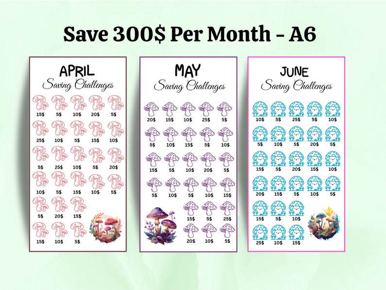 Savings Challenge, Savings Challenge Printable, Saving Challenge ...