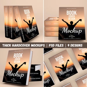 Book Mockup Bundle, Book Mockup PSD, Books Mockup, Book Cover Mockup ...