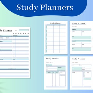 Student Planner Printable, Study Planner Printable, College Student ...