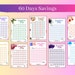 Saving Challenge Printable, Printable Saving Challenge, Savings ...