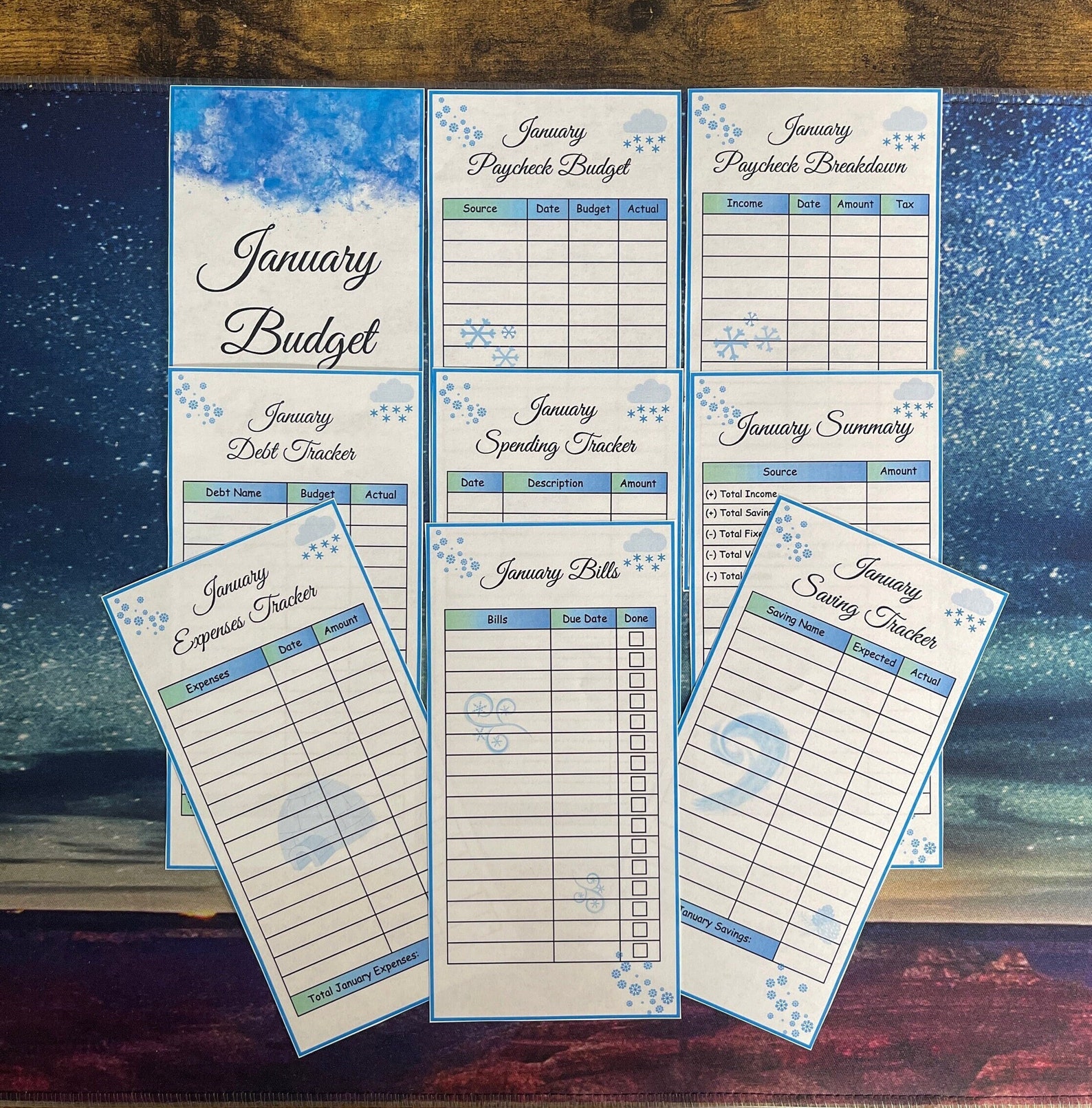 Budget Planner Printable, Budget Binder, Budget Planner, Budget Tracker ...