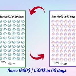 Savings Challenge, Savings Challenge Printable, Saving Challenge ...
