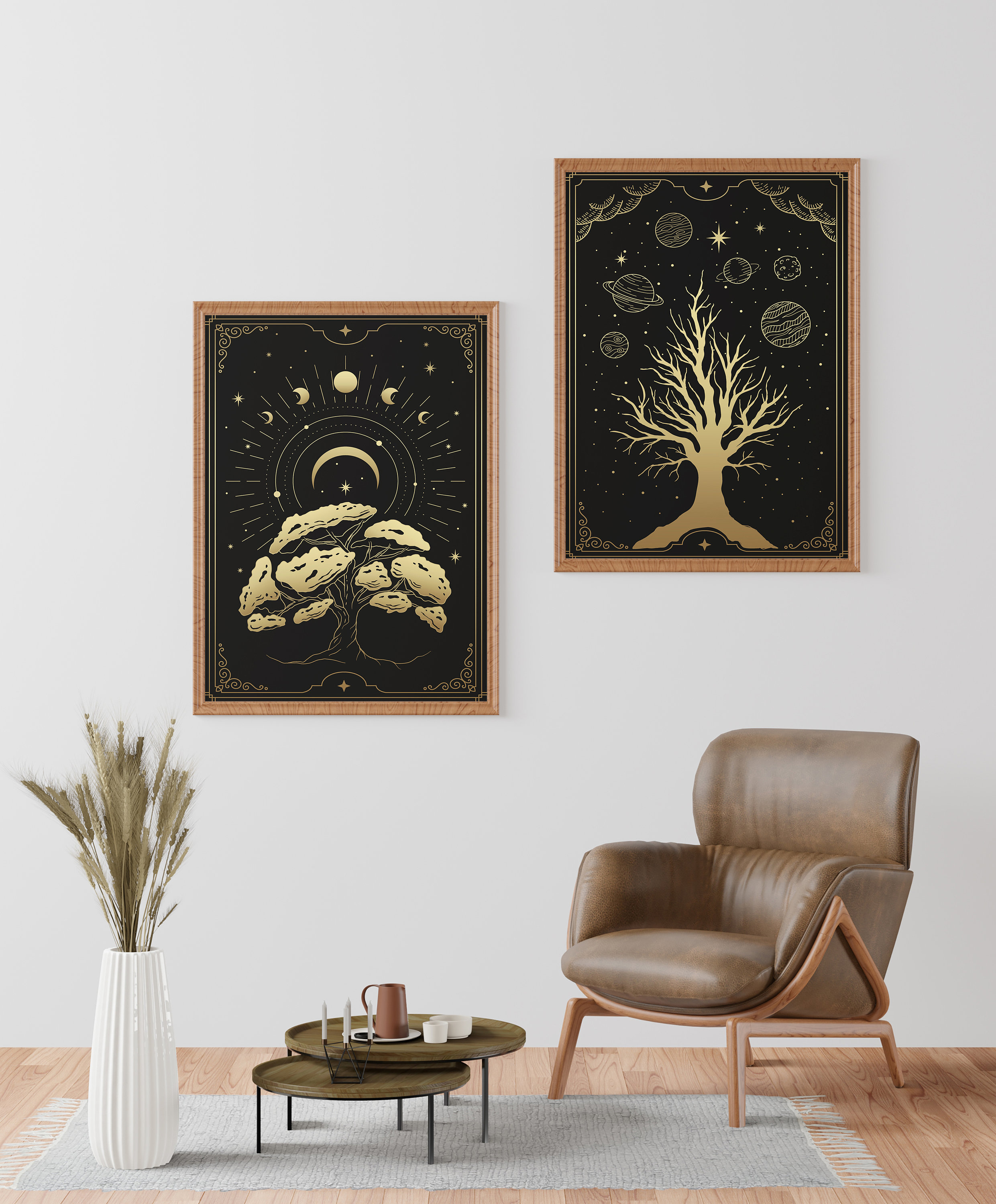 Gothic Wall Art Printable Tree of Life, Gothic Home Decor Wall Art ...