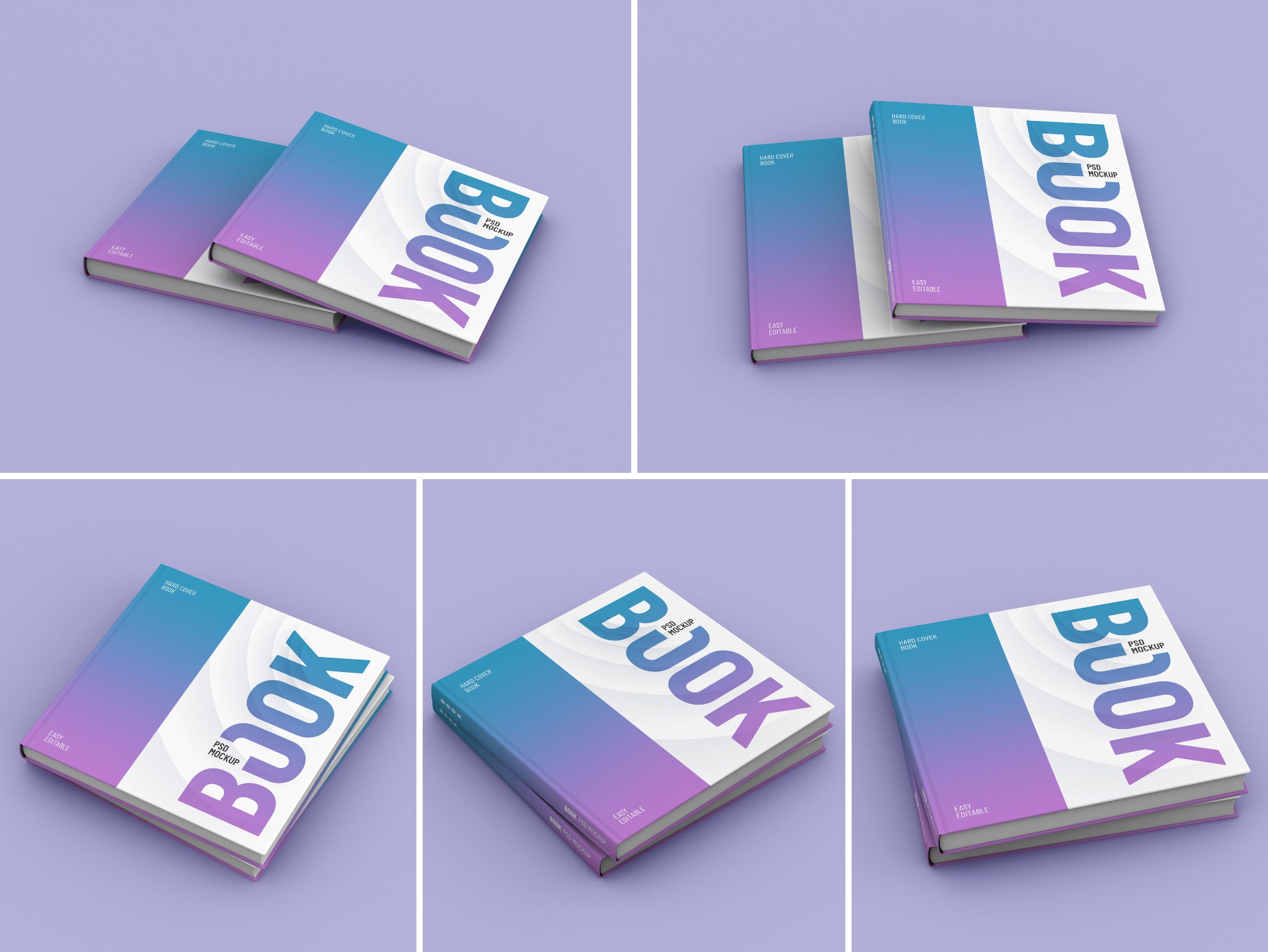 PSD Square Thick Hard Cover Book Mockups Books Mockup Book - Etsy