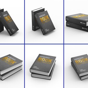 Book Mockup Bundle, Book Mockup Psd, Books Mockup, Book Cover Mockup ...