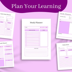 Student Planner Printable, Study Planner Printable, College Student ...