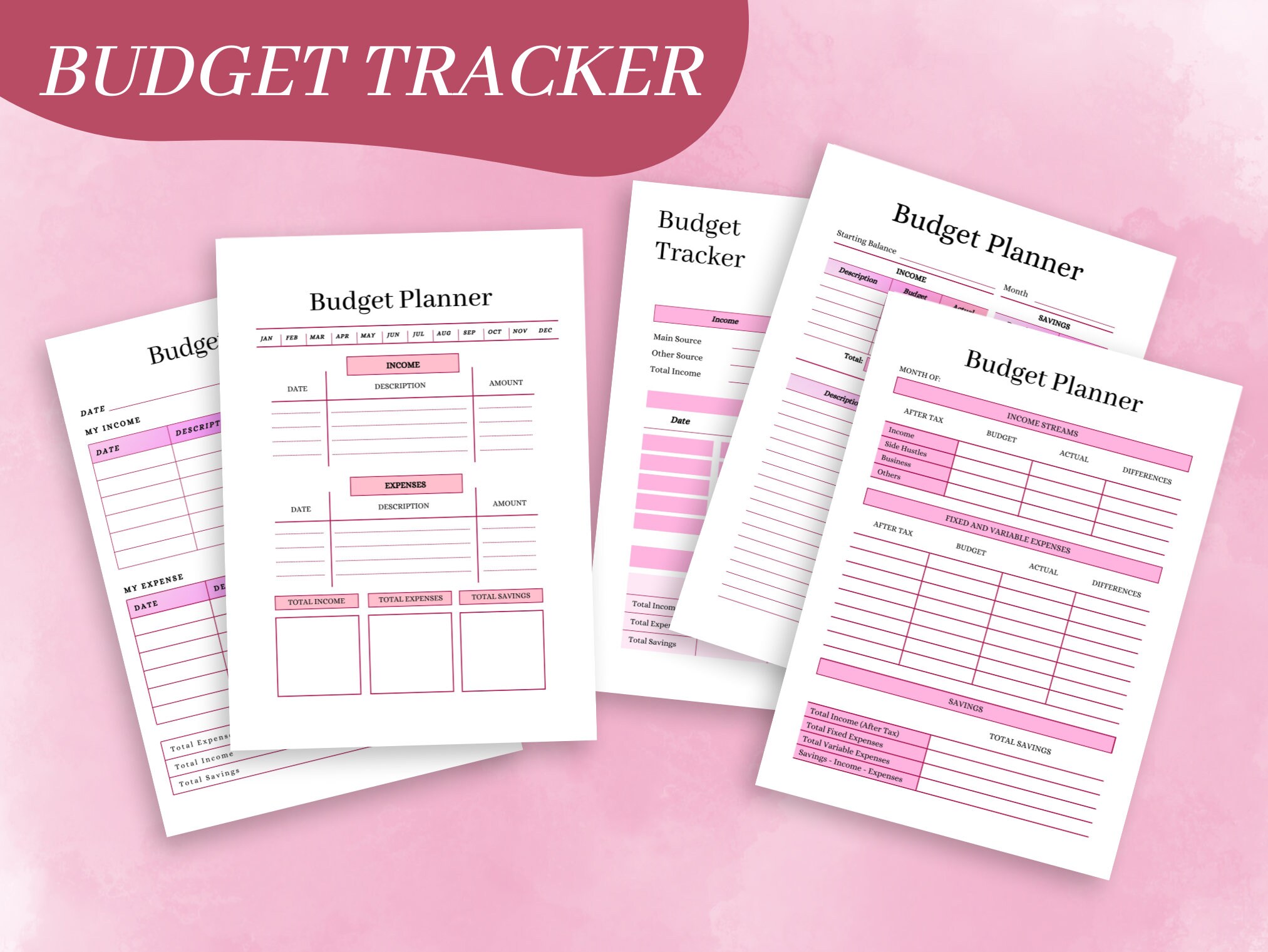 Budget Planner Printable Budget Binder Budget Planner - Etsy Canada