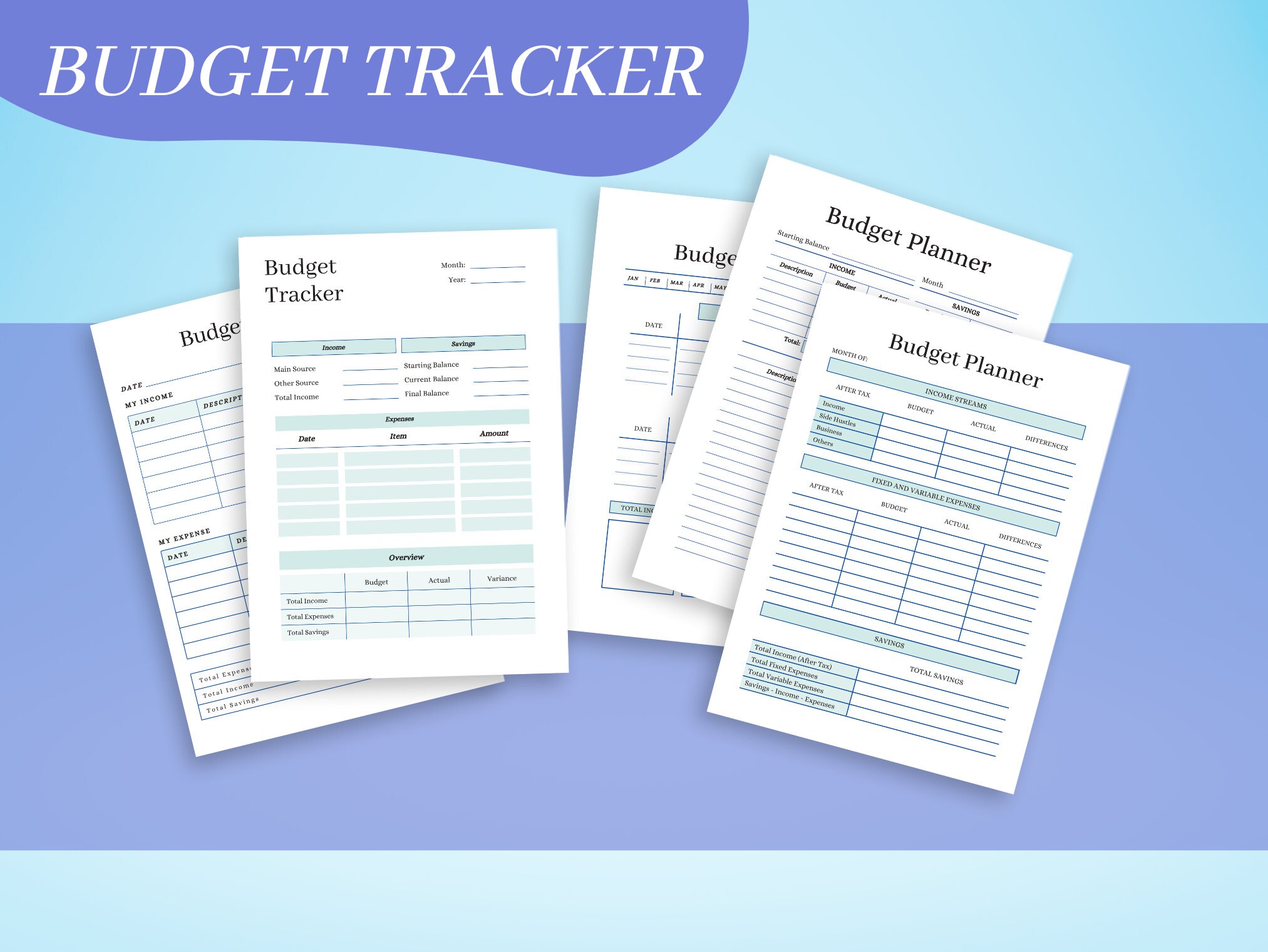 Budget Planner Printable Budget Binder Budget Planner - Etsy