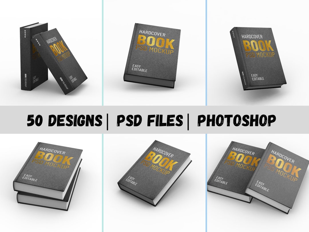 Book Mockup Bundle, Book Mockup Psd, Books Mockup, Book Cover Mockup ...