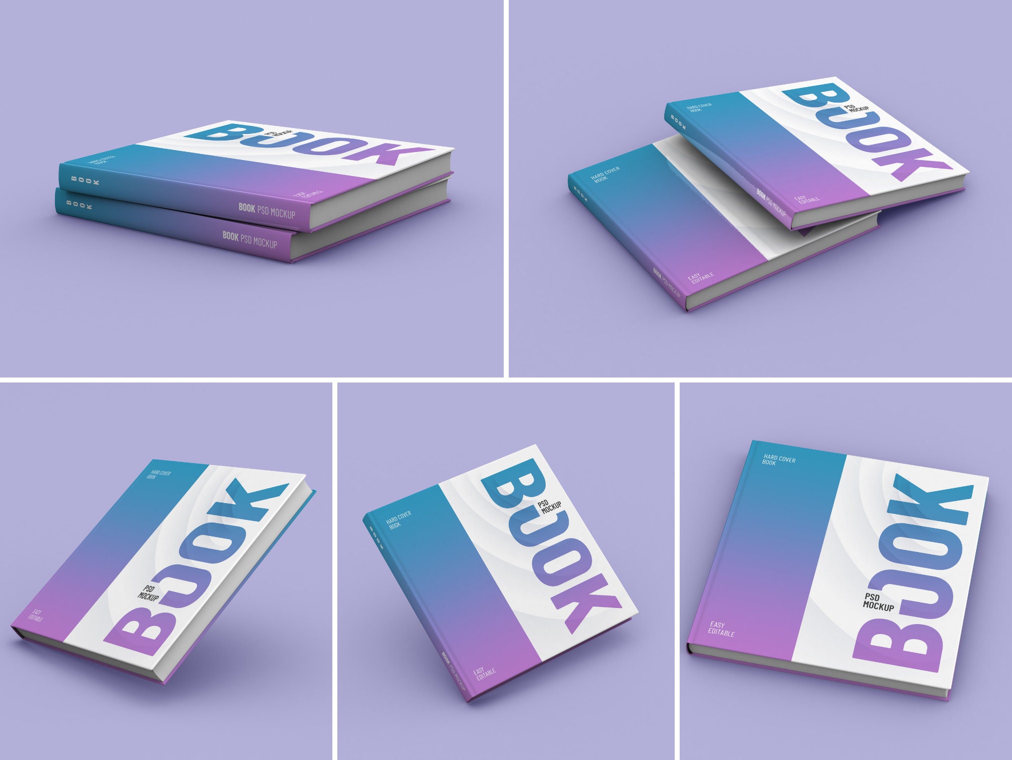 PSD Square Thick Hard Cover Book Mockups Books Mockup Book - Etsy