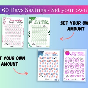 Saving Challenge Printable, Printable Saving Challenge, Savings ...
