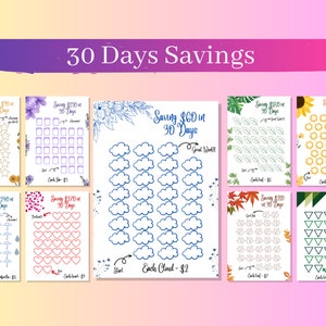 Saving Challenge Printable, Printable Saving Challenge, Savings ...