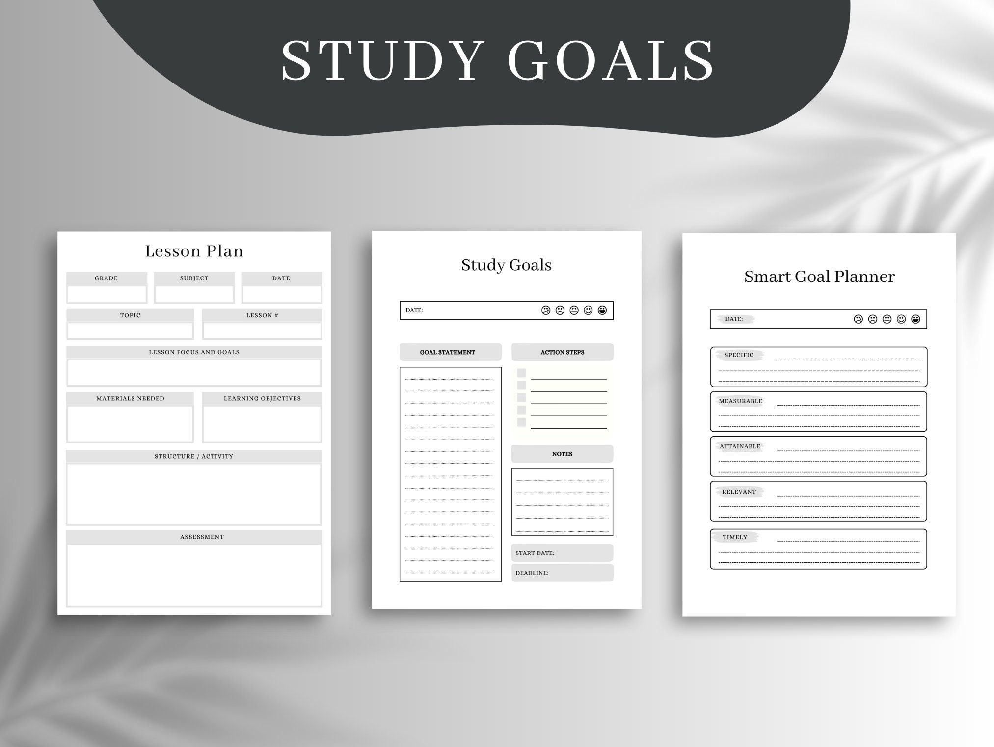 Student Planner Printable, Study Planner Printable, College Student ...