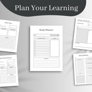 Student Planner Printable, Study Planner Printable, College Student ...