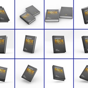 Book Mockup Bundle, Book Mockup Psd, Books Mockup, Book Cover Mockup ...