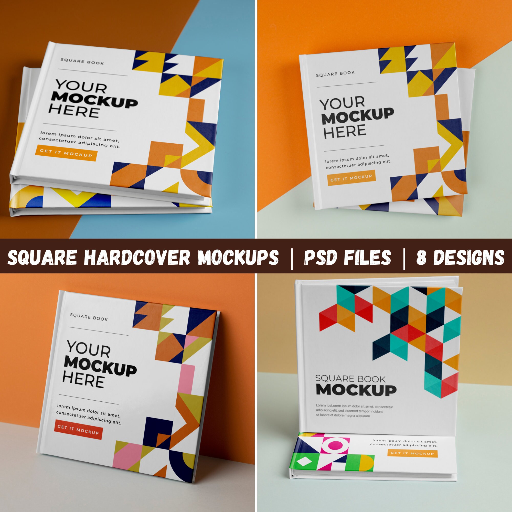 Book Mockup Bundle, Book Mockup PSD, Books Mockup, Book Cover Mockup ...