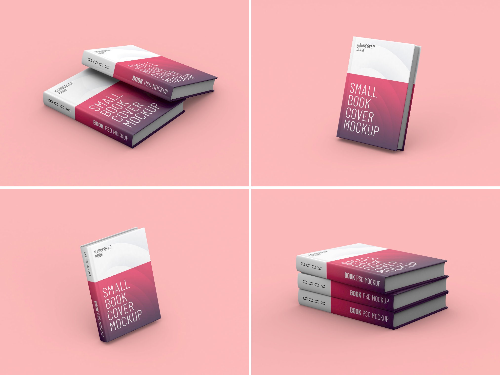 Book Mockup Bundle, Book Mockup Psd, Books Mockup, Book Cover Mockup ...