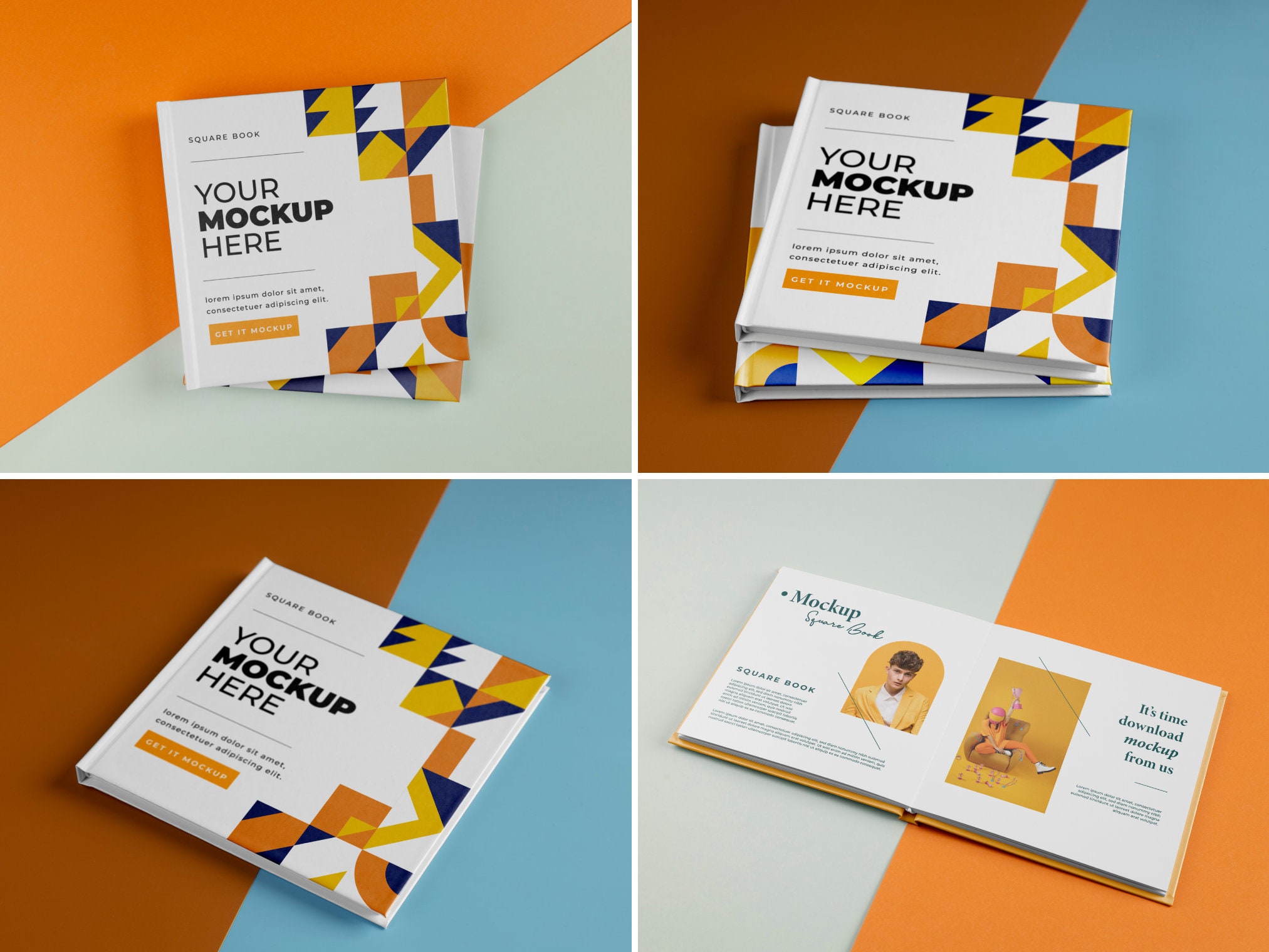 Book Mockup Bundle, Book Mockup PSD, Books Mockup, Book Cover Mockup ...