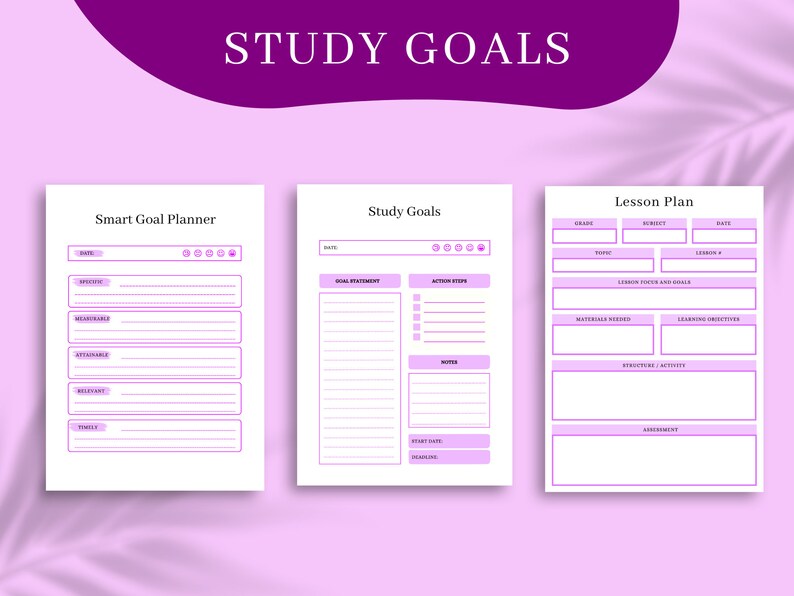 Student Planner Printable, Study Planner Printable, College Student ...