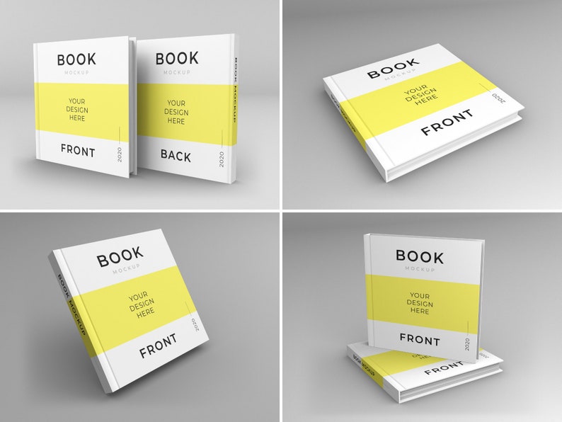 Book Mockup Bundle, Book Mockup PSD, Books Mockup, Book Cover Mockup ...