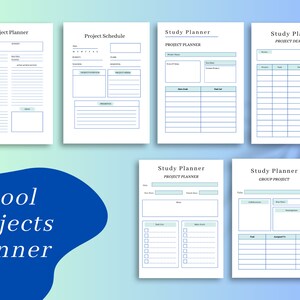 Student Planner Printable, Study Planner Printable, College Student ...