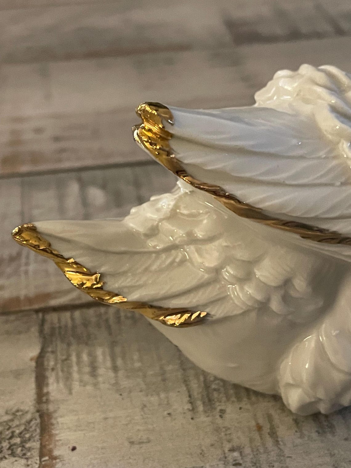 Capodimonte Swan Figurine Porcelain Italy - Etsy