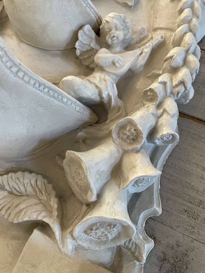 Ceramic Cherub Wall Decor Planter 16.5”x11.5” - Etsy