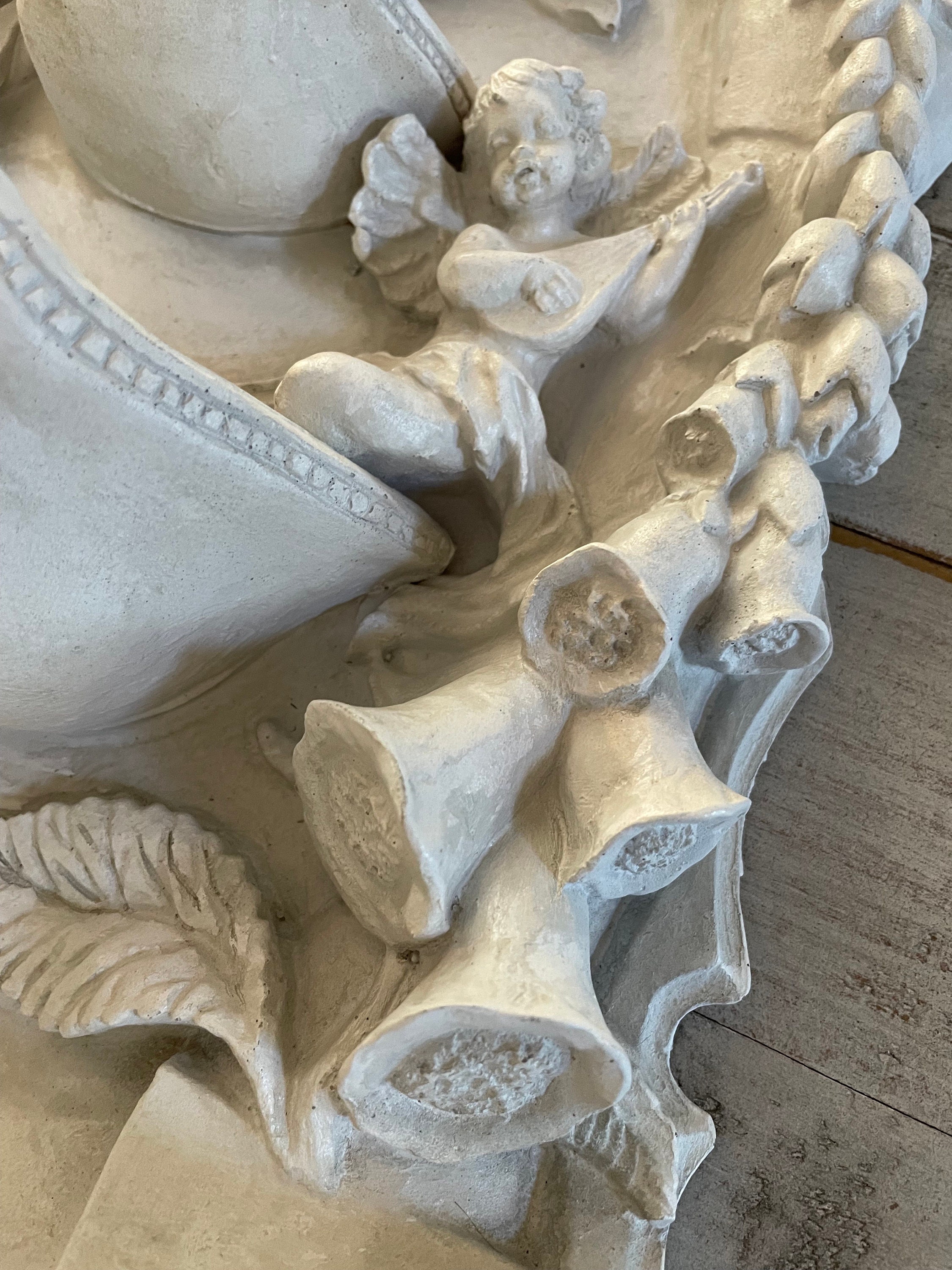 Ceramic Cherub Wall Decor Planter 16.5”x11.5” - Etsy